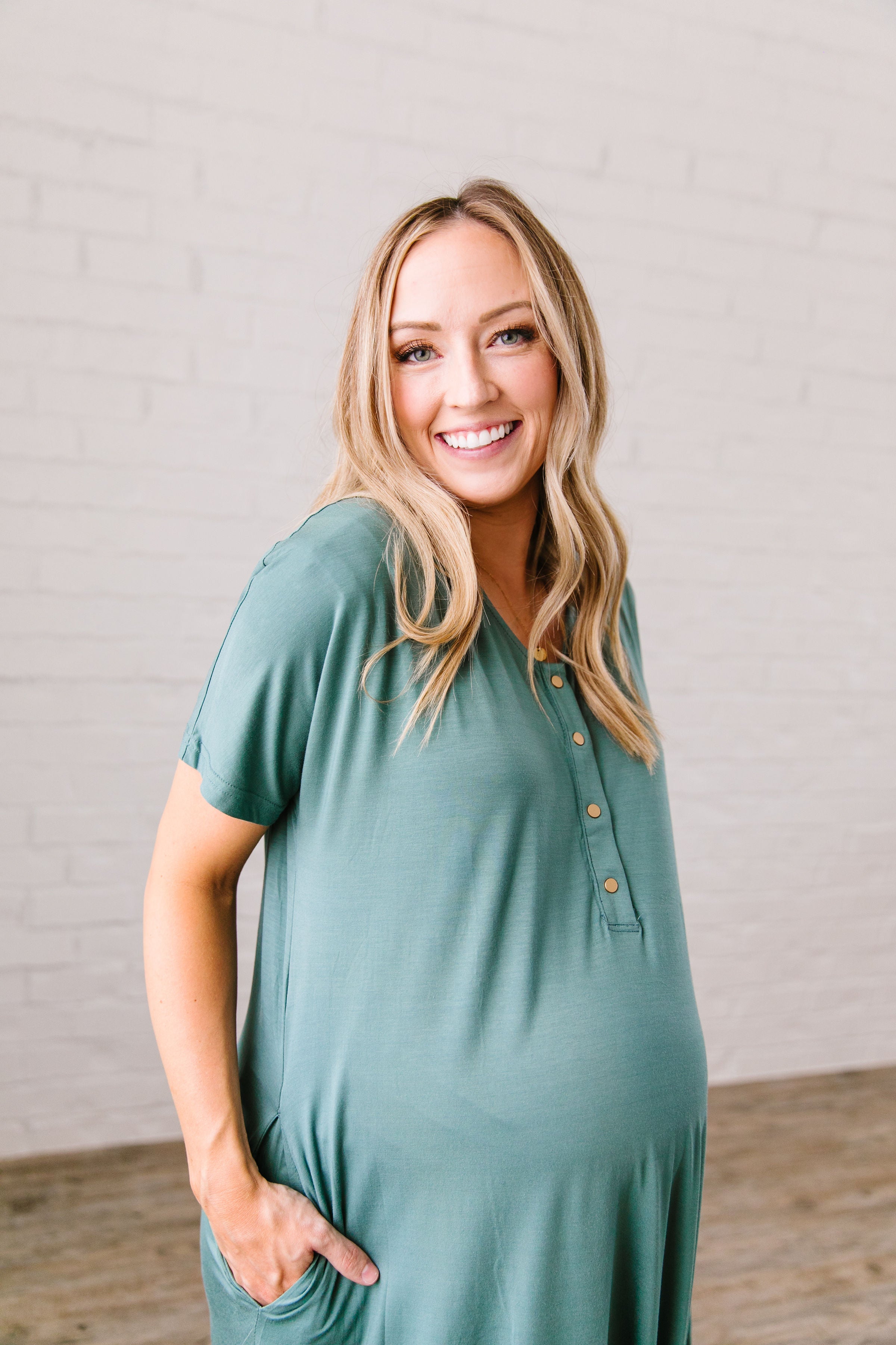 Kate Dress - Seaside – Nesting Olive
