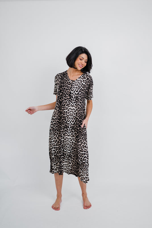 Classic- Leopard – Nesting Olive